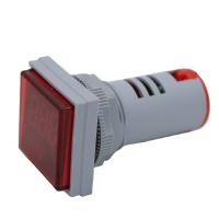 China High Quality 22mm Mini Digital Voltmeter Single Phase Indicator Lamp Square Voltmeter Light 220V Voltage Meter for sale