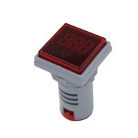 China High Quality 22mm Mini Digital Voltmeter Single Phase Indicator Lamp Square Voltmeter Light 220V Voltage Meter for sale