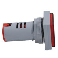 China High Quality 22mm Mini Digital Voltmeter Single Phase Indicator Lamp Square Voltmeter Light 220V Voltage Meter for sale