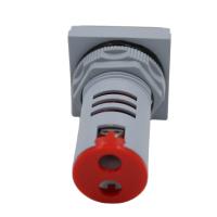 China High Quality 22mm Mini Digital Voltmeter Single Phase Indicator Lamp Square Voltmeter Light 220V Voltage Meter for sale