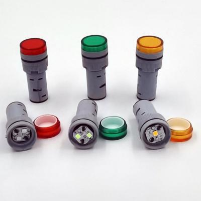 China Ad16-22ds SMD Type Indicator Lamp with 16mm RGB Colour LED Panel Light Source Emitting Green Blue Yellow for sale