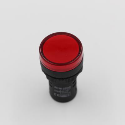 China Ad22-22DS LED Indicator Lamp Red Signal Lamp with 220V LED Indicators Made of Plastic and Metal for sale