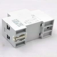 China Single Din Rail 63A 40A Dual LED Display Voltage Protector Adjustable Over Under Voltage Protective Relay for Single Phase for sale