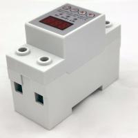 China LED Display 40A 63A 230V Din Rail Adjustable Digital Over Under Voltage Relay Surge Protector Limit Over Current Protection for sale