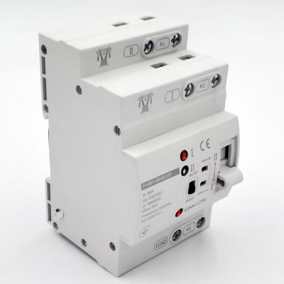 China Automatic 2P 80A AC220V Dual Power Transfer Switch Gear Home Device ATS Dual Power Changeover 2P Automatic Electric Home Device for sale