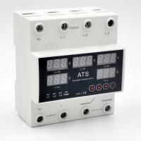 China Automatic Transfer Switch 5 Display ATS Over/Undervoltage Overcurrent Protector 63A 80A 100A Three-Way Power Supply CB Type for sale