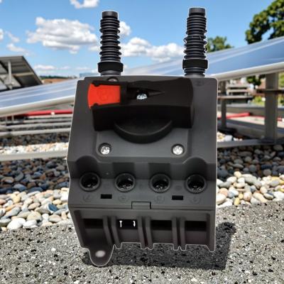 China 32A Solar DC Isolator Switches 3-Phase 4-Pole Low Voltage Disconnectors 1000V DC PV Disconnect Isolator Switch for sale