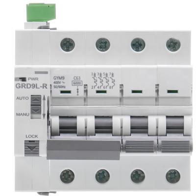 China 4P 1000V DC Miniature Circuit Breaker 63A Curve C IP20 RS485 MODBUS RTU Module Copper PA66 6KA Breaking Capacity CE Certified for sale