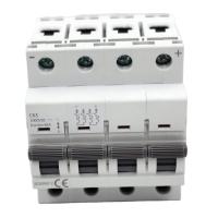China DC Mcb Circuit Breaker 6A to 63A Curve C IP20 DC MCB for Solar PV System 63A 4P 1000V DC for sale