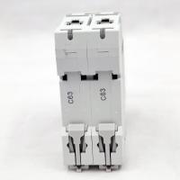 China 2P 500V DC Circuit Breaker 6A to 63A Curve C IP20 DC Miniature Circuit Breaker for Solar PV System for sale