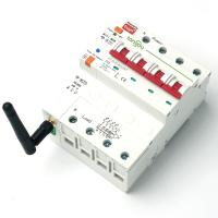 China Tuya 4-Pole 80A MCB Circuit Breaker Smart Wifi Remote Control Switch 4G SIM Plastic Silver Copper Industrial OEM 6KA Breaking for sale