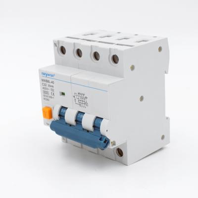 China Circuit Breaker with Overcurrent protection Type AC with 6A 10A 16A 20A 25A 32A 40A 2P and 4P 30mA for sale