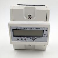 China 3 Phase 4 Wire  Energy Meter XTM024 Series Din Rail Smart Digital  KWH Meter 3*20(80)A 380V for sale