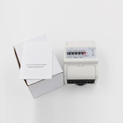 China 1 Phase 2 Wire  Energy Meter XTM75S Series DIN Rail Type Analog  KWH Meter 10(40)A 220V for sale