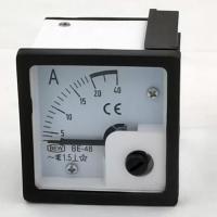 China Analog AC Ampere Panel Meter 48x48mm 480V Max AC Voltage 2000-3000A Range 50/60Hz for AC Current Measurement for sale