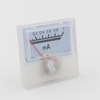 China 40*40mm Analog DC Ammeter 91L16 1mA 91L16 DC Ampere Meter with Analog Display for 91L16 Ammeter DC for sale
