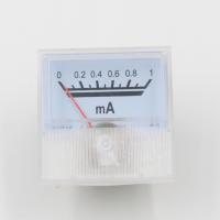 China 40*40mm Analog DC Ammeter 91L16 1mA 91L16 DC Ampere Meter with Analog Display for 91L16 Ammeter DC for sale