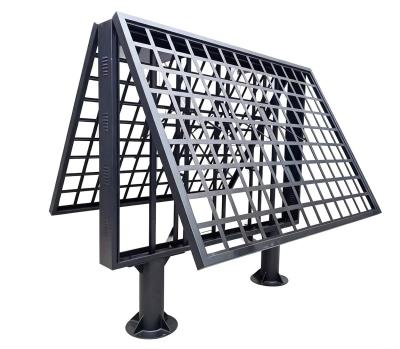 China Custom Special Shaped Arc Ring & Dual-Sided LED Screen Metal Frame with Galvanized Steel for Outdoor & Indoor Use for sale