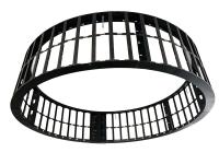 China Custom Special Shaped Arc Ring & Dual-Sided LED Screen Metal Frame with Galvanized Steel for Outdoor & Indoor Use for sale