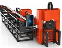 China 1500W Mini CNC Laser Pipe Cutting Machine with Raycus Laser Source and Dual Pneumatic Chuck for 90-170mm Pipes in Compact Small Size for sale