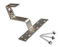 China Hot-dip Galvanized Solar PV Mounting Hardware with Precision Laser Cutting for 25+ Years Service Life for sale