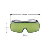 China Laser Safety Goggles with Anti Ultraviolet Light and Welding Spatter Protection for Durable Green Lens Industrial Use for sale