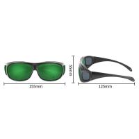 China Multi-purpose Laser Safety Goggles with UV & Harmful Rays Blocking, Resist Weld Sparks & Flying Debris, and High Light Transmittance for sale