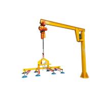 China Compact Split-Assembly Pneumatic Vacuum Suction Cup Lifter with 500kg Capacity and Dual Power Options for Laser Cutting Machines for sale