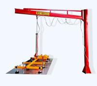 China Compact Split-Assembly Pneumatic Vacuum Suction Cup Lifter with 500kg Capacity and Dual Power Options for Laser Cutting Machines for sale