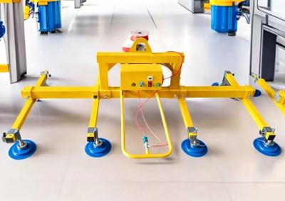 China Ergonomic Electric Cantilever Vacuum Lifter for Safe Loading and Unloading of Sheet Metal in Laser Cutting Machines for sale