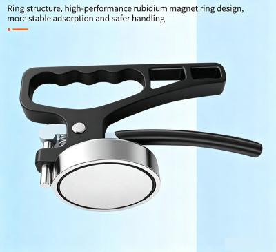 China 60kg Lifting Capacity Handheld Permanent Magnet Lifter with Ergonomic Handle for Safe and Efficient Steel Plate Retrieval for sale
