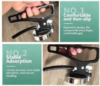 China 60kg Lifting Capacity Handheld Permanent Magnet Lifter with Ergonomic Handle for Safe and Efficient Steel Plate Retrieval for sale