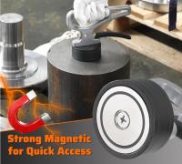 China Ergonomic Portable Magnetic Lifter with 60kg Pull Force and Permanent Magnet Technology for Steel Plate Handling for sale