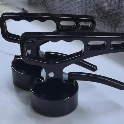 China High-Strength Permanent Magnetic Chuck with 60kg Pull Force and Ergonomic Handle for Efficient Laser Cutting Material Handling for sale