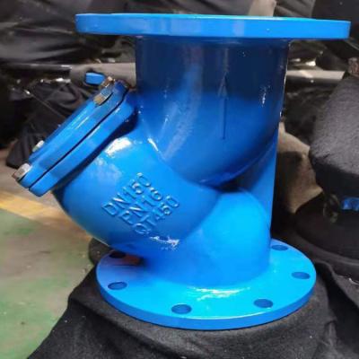 China Cast Ductile Iron Y Strainer Stainless DN200 Basket Y Type Water Filter for sale