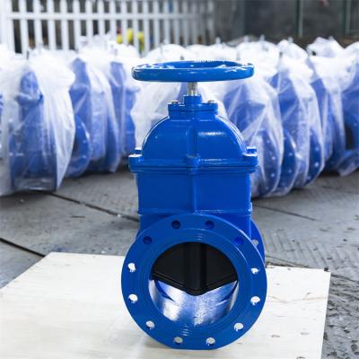 China PN16 PN10 Ductile Iron Gate Valve Dn250 GGG50 Handwheel Copper Wire Inner Thread for sale