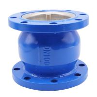 China Ductile Nodular Cast Iron Check Valve DN50 Swing Wafer Rubber Disc Check Valve for sale