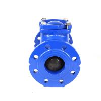 China GGG50 Ball Check Valve PN10 PN16 QT450 Non Return Valve Rubber Flap for sale