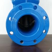 China DN 300 Ductile Iron QT450 Rubber Wedge Gate Valve Gear Operated P16 DIN Standard for sale