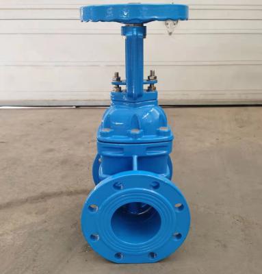 China Qt450 Dn150 Pn16 Rising Stem Ductile Iron Sluice Gate Valve Ordinary Temperature for sale