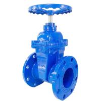 China Qt450 Dn150 Pn16 Rising Stem Ductile Iron Sluice Gate Valve Ordinary Temperature for sale