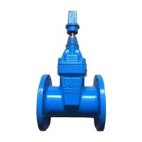 China Handle Wheel Resilient Seat Soft Seal Gate Valve Flange Connection for sale