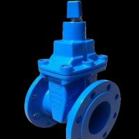 China Handle Wheel Resilient Seat Soft Seal Gate Valve Flange Connection for sale