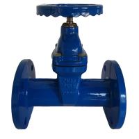 China Ductile Iron Ggg50 Rubber Wedge Resilient Seat P16 DIN Gate Valve for sale