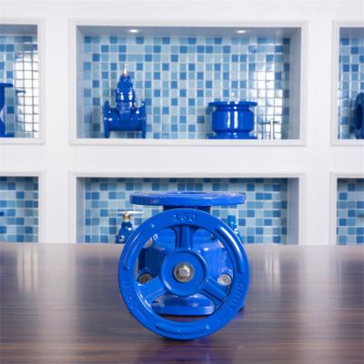China Pn16 Pn10 QT450 GGG40 Elastic Seat Gate Valve Threaded Handwheel Copper Wire Inner for sale