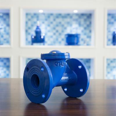 China Ductile Iron Water Ball Check Valve DN80 Dn100 Pn16 Check Valve Sewage for sale