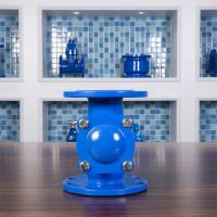 China PN25 Water Flanged Ball Check Valve F6 Swing 600mm Rubber Disc Check Valve for sale