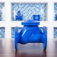China BS DN100 Ductile Iron Check Valve Ggg50 Metal PN16 Rubber Swing Check Valve for sale