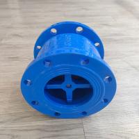 China GGG40 Nodular Cast Iron Check Valve Muffler Sewage Water Gas Oil PN16 PN10 for sale