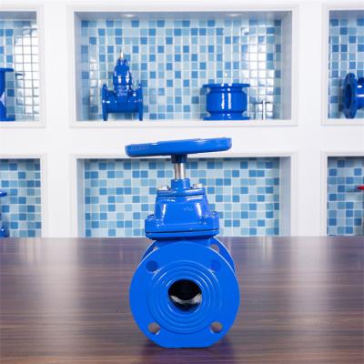 China Water Gas Oil F4 Soft Sealing Gate Valve Dn 50 GGG50 Cast Iron PN10 PN16 for sale